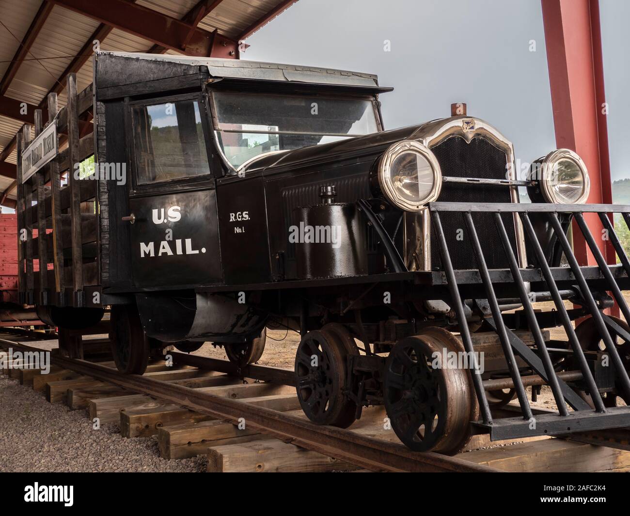 Reconstructed version of Galloping Goose Motor Number 1, Ridgway ...