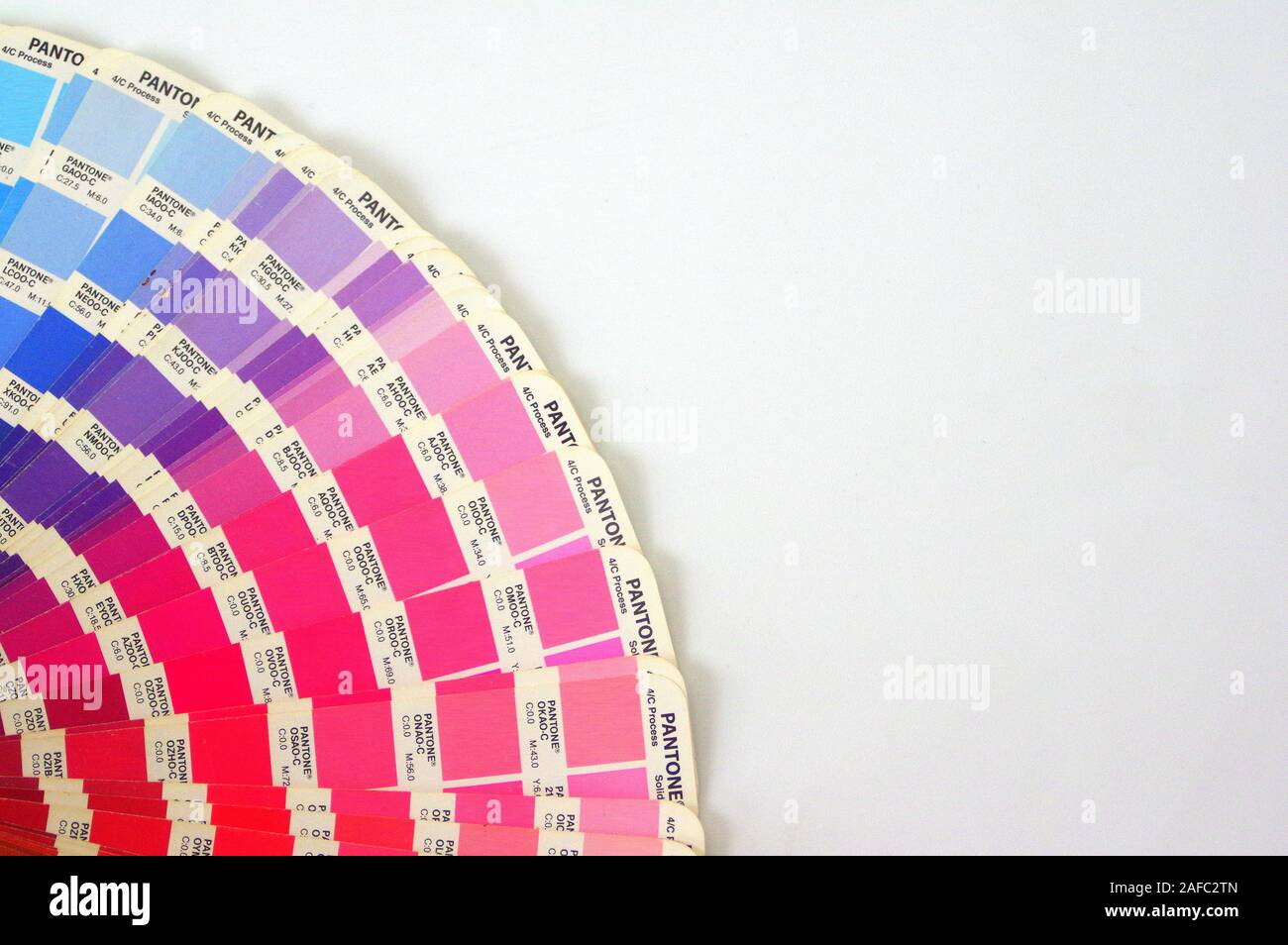 Color Palette Guide Isolated on White Background. Sample Colors Catalog ...