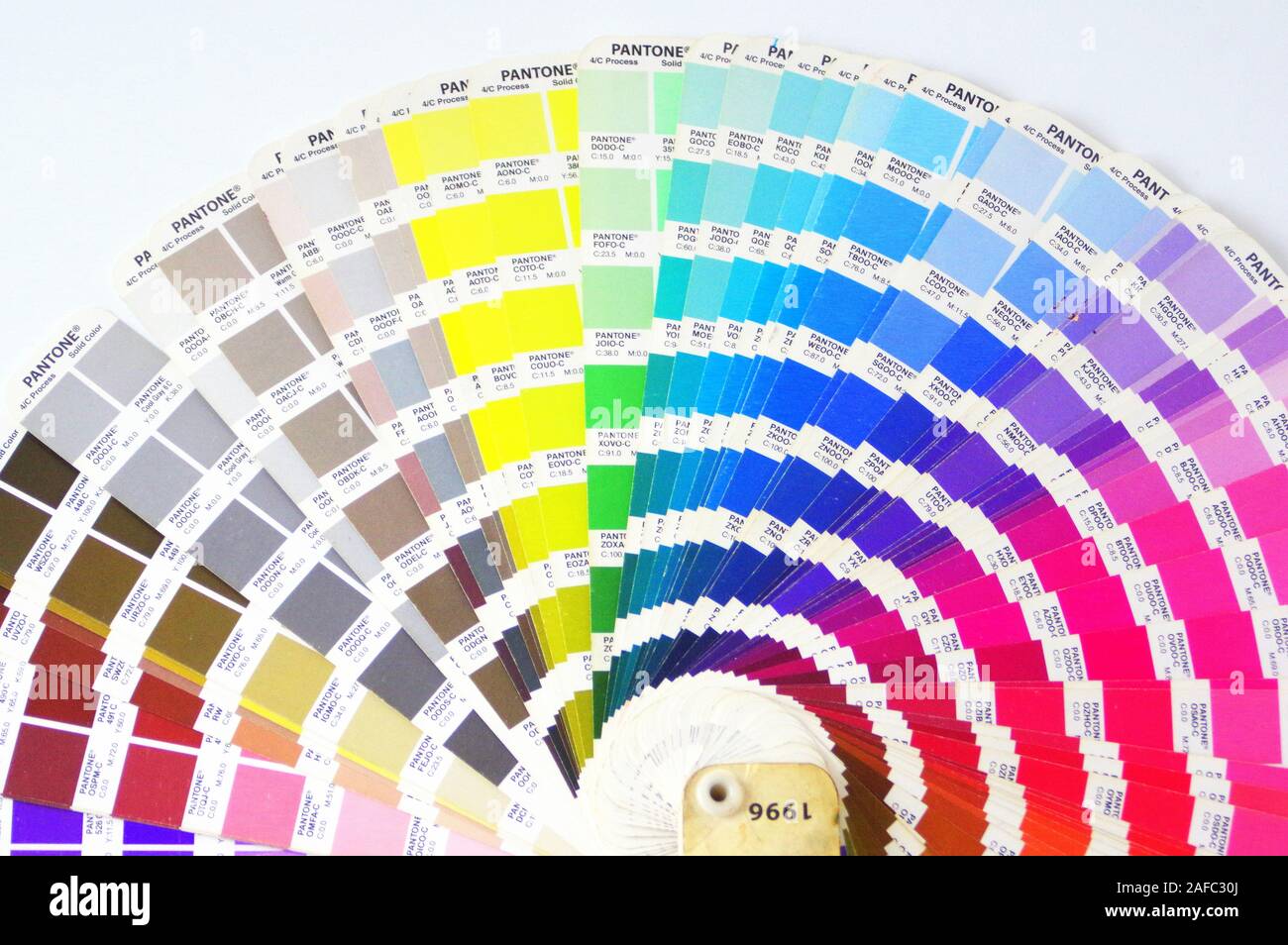 Color Palette Guide Isolated on White Background. Sample Colors Catalog ...