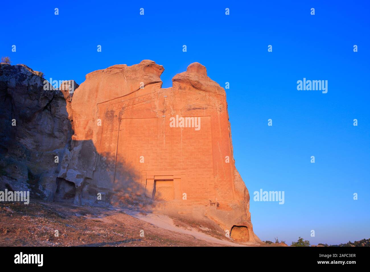 Midas Monument, also known as Yazılıkaya. It is located in the ancient ...