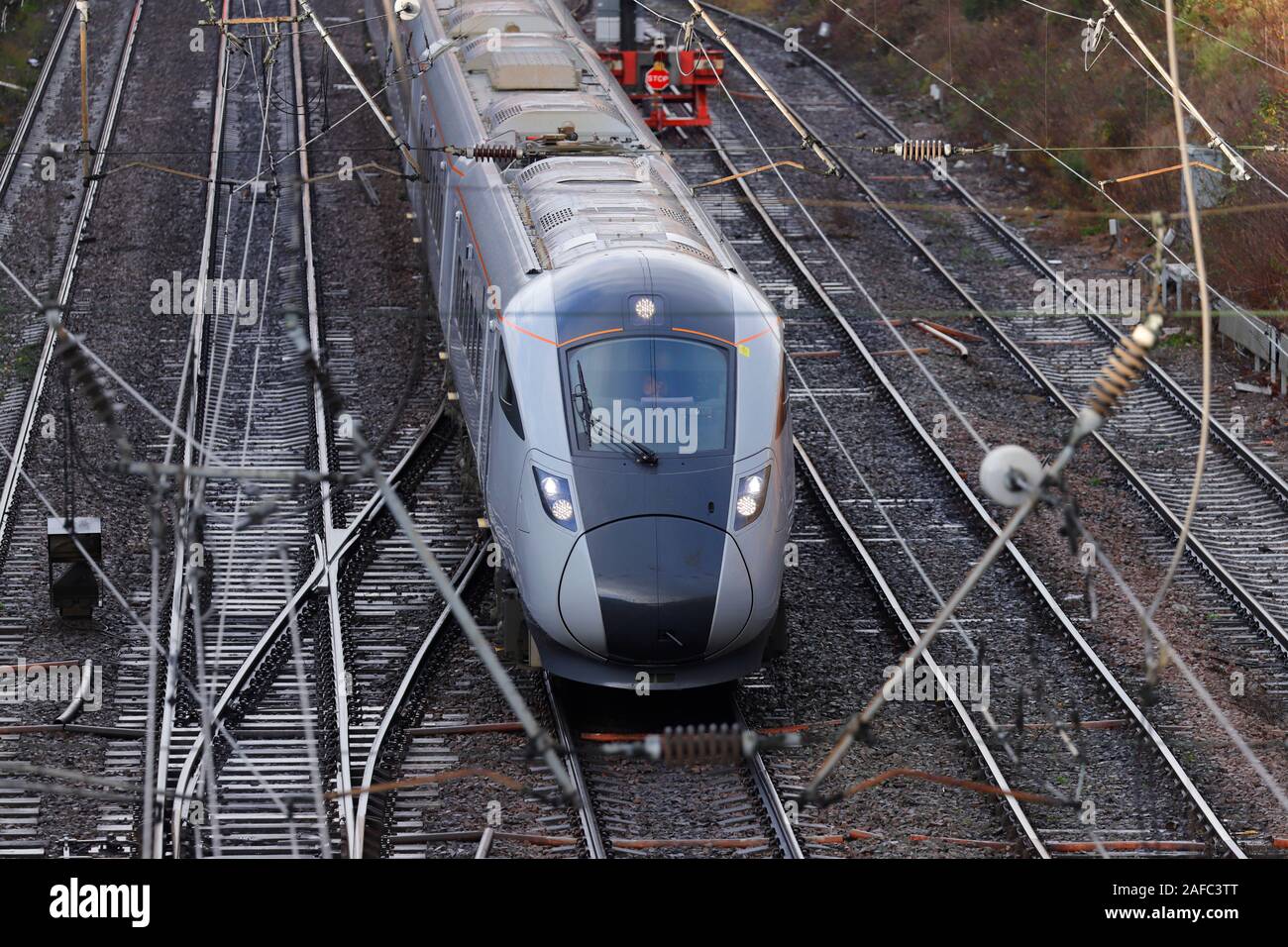 An Azuma Train in Leeds Stock Photo - Alamy