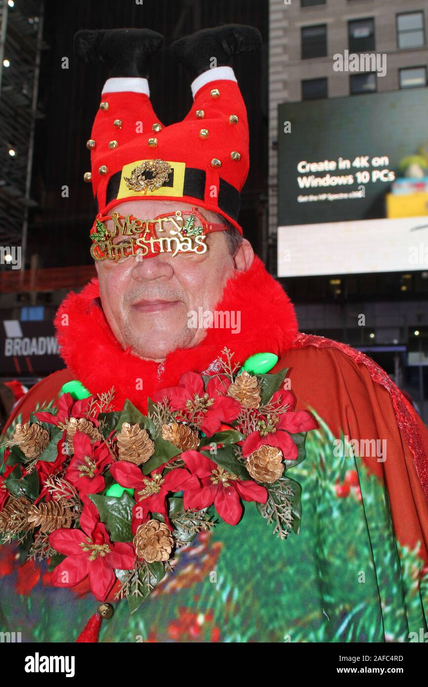 New York, New York, USA. 14th Dec, 2019. SantaCon NYC 2019. Santa's ...
