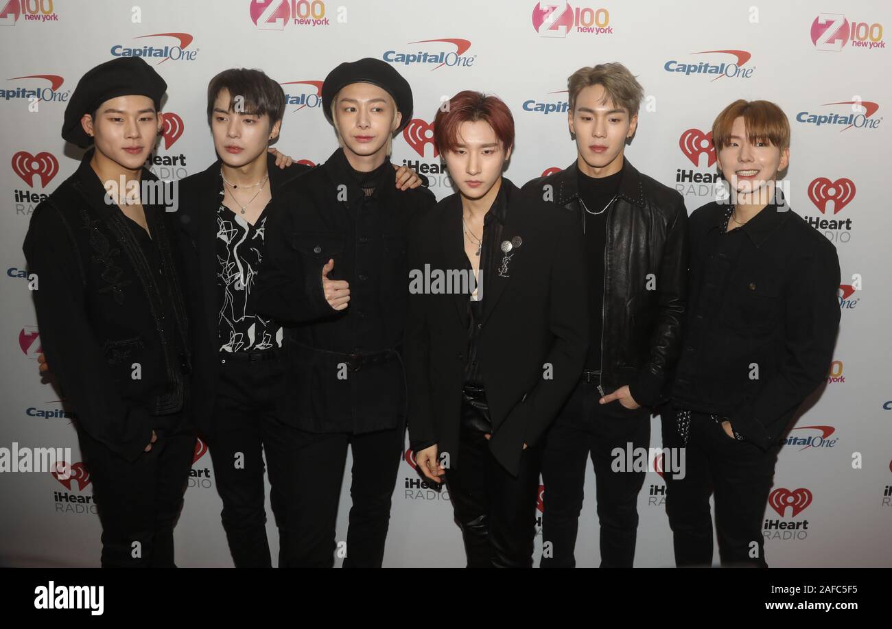 December 13, 2019, New York, New York, USA: K-Pop group MONSTA X ...
