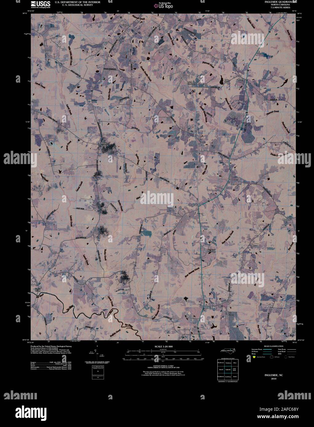 Map of ingleside hi-res stock photography and images - Alamy
