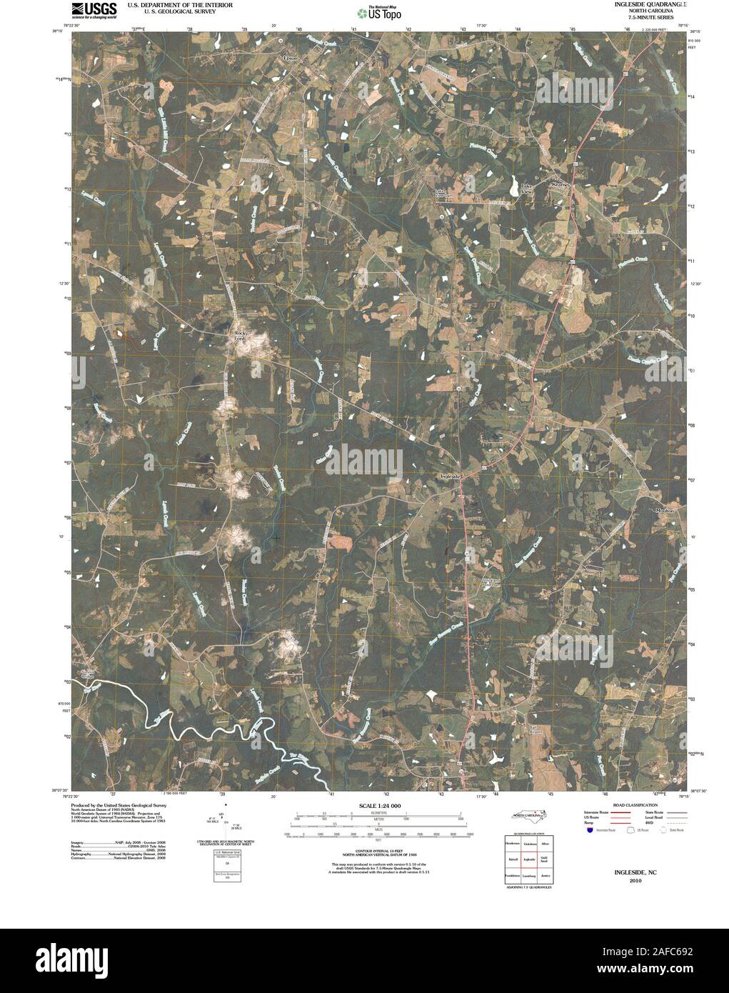 Ingleside map hi-res stock photography and images - Alamy
