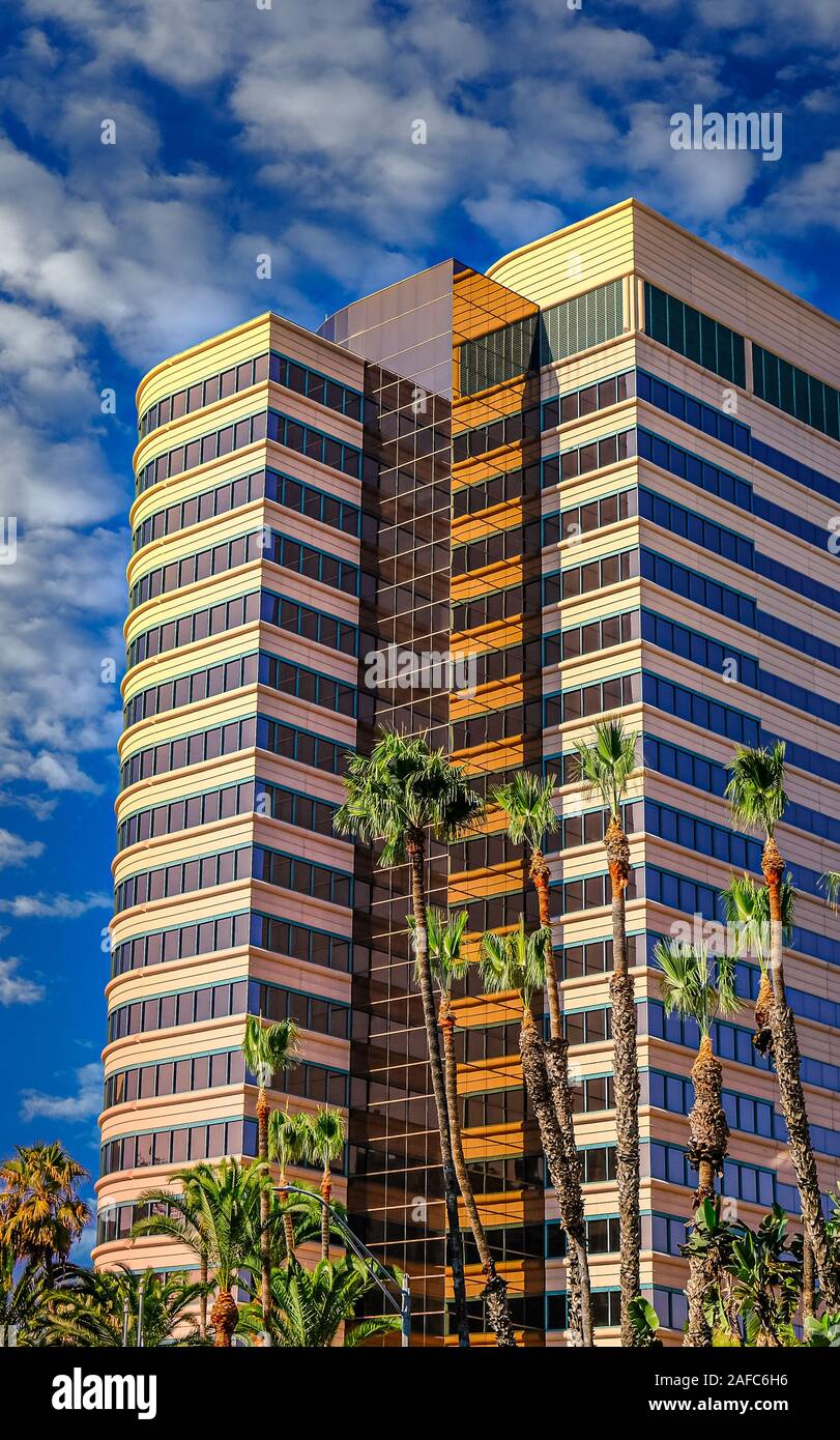 Colorful Tropical Condo Tower Stock Photo - Alamy