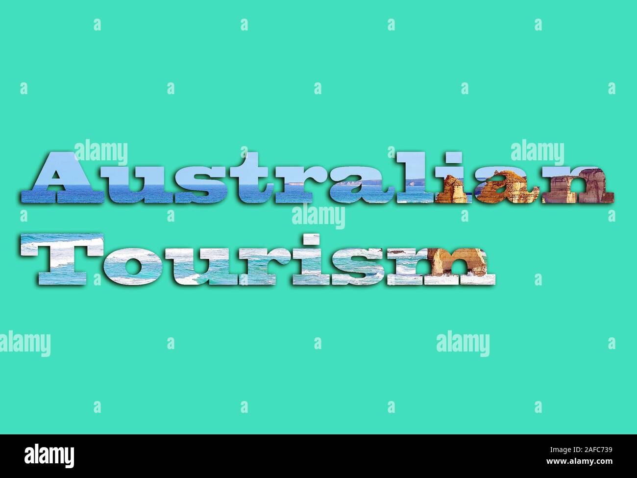 Australian Tourist - text with image of the Twelve Apostles on the ...