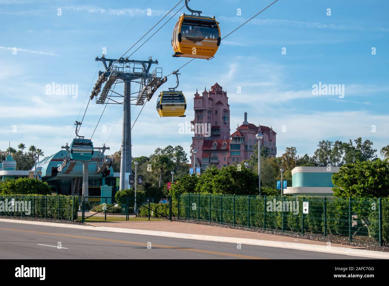 Disney skyliner gondola hi-res stock photography and images - Alamy