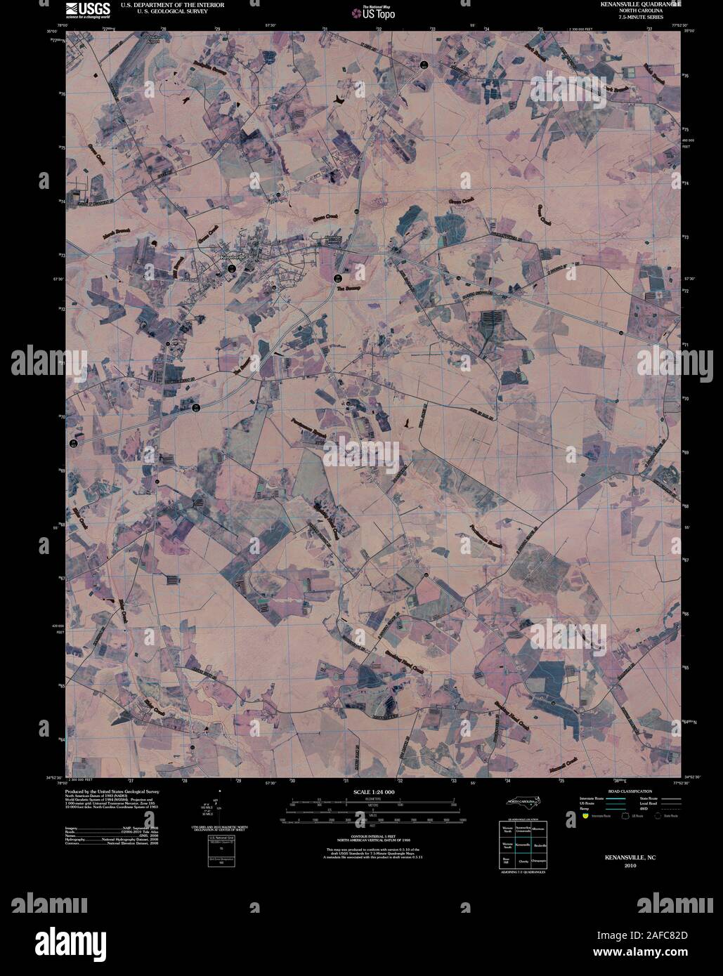 Map of kenansville hi-res stock photography and images - Alamy