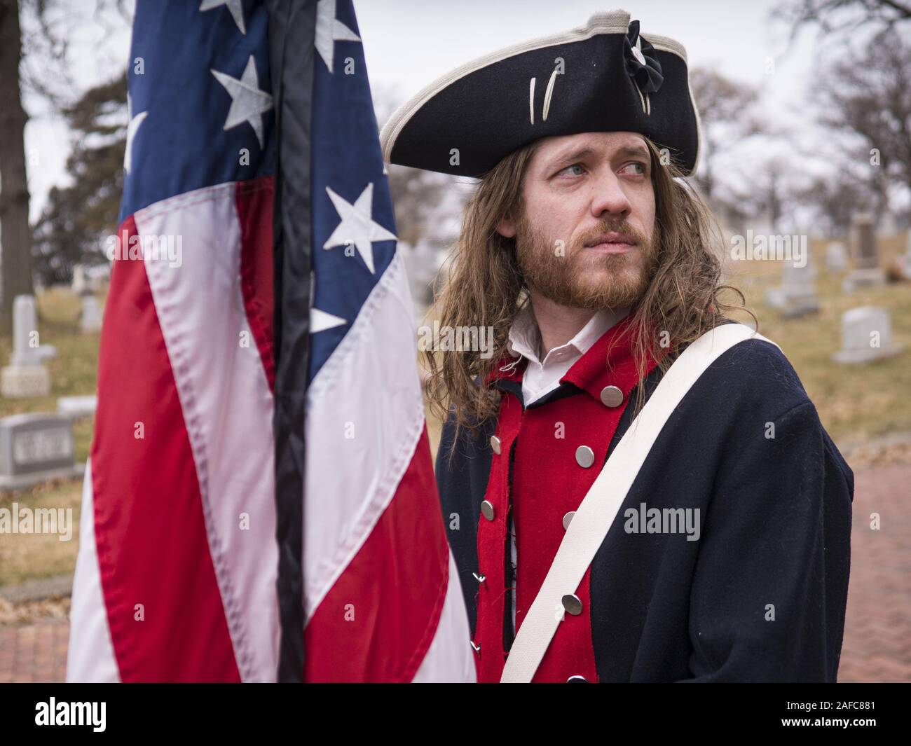 Revolutionary war graves mike rowley hi-res stock photography and ...