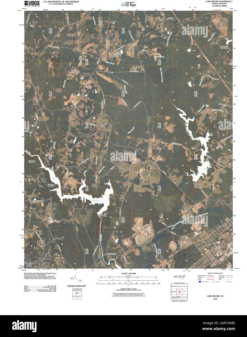 Lake michie hi-res stock photography and images - Alamy