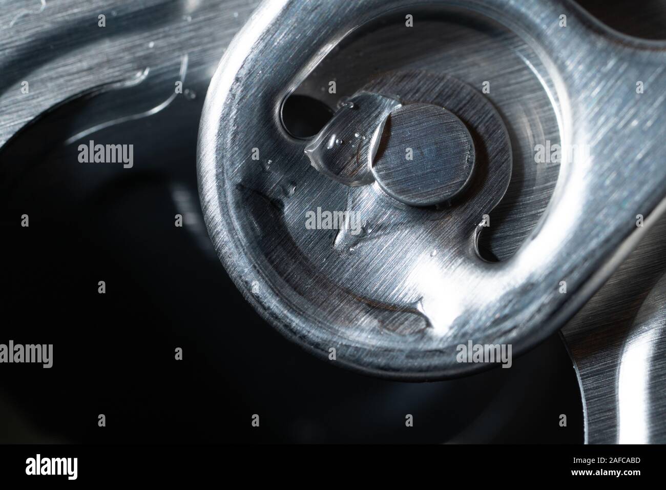 aluminium can pop pull tab close up Stock Photo - Alamy