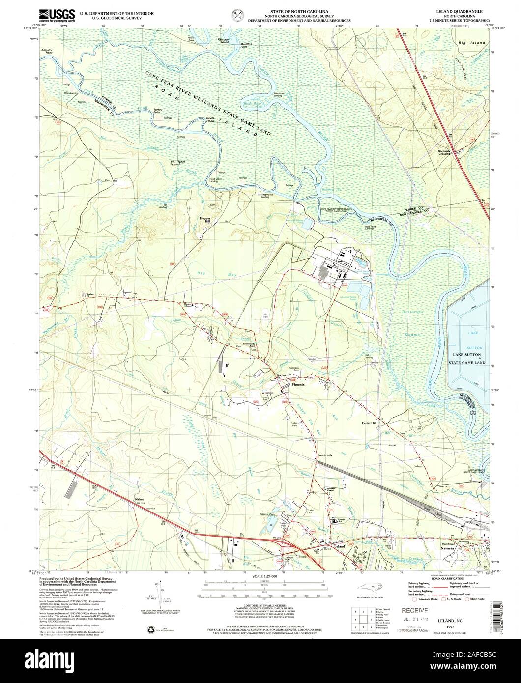 Map by leland Cut Out Stock Images & Pictures - Alamy