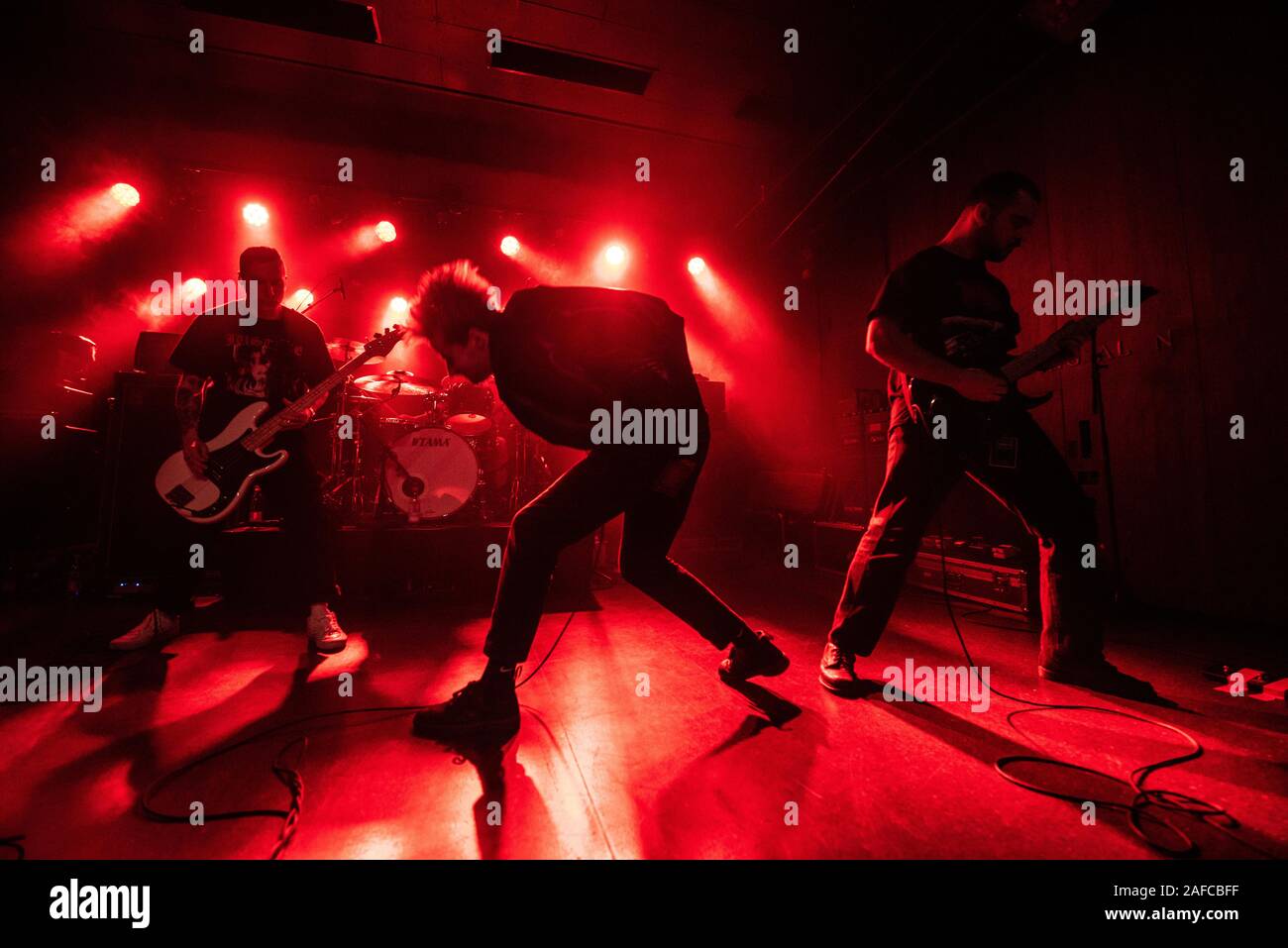 Copenhagen, Denmark. 10th, December 2019. The English hardcore band ...