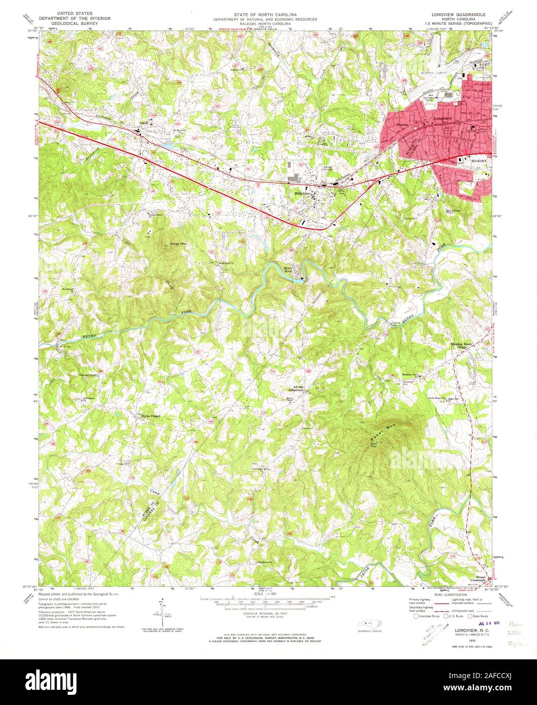 Map of longview hi-res stock photography and images - Alamy