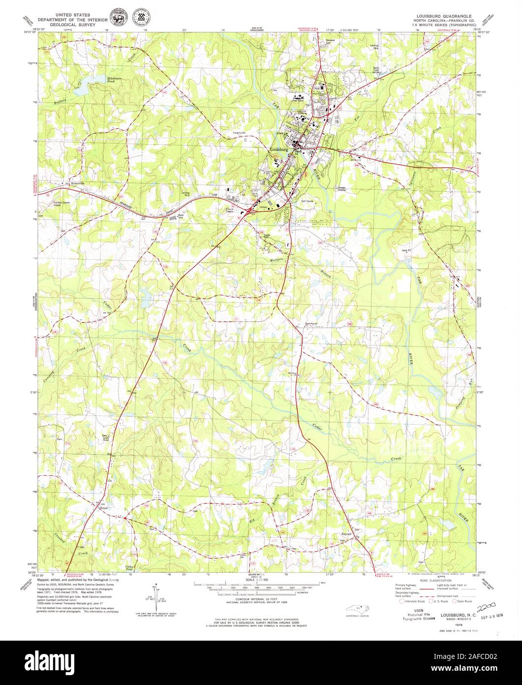 Map of louisburg hi-res stock photography and images - Alamy