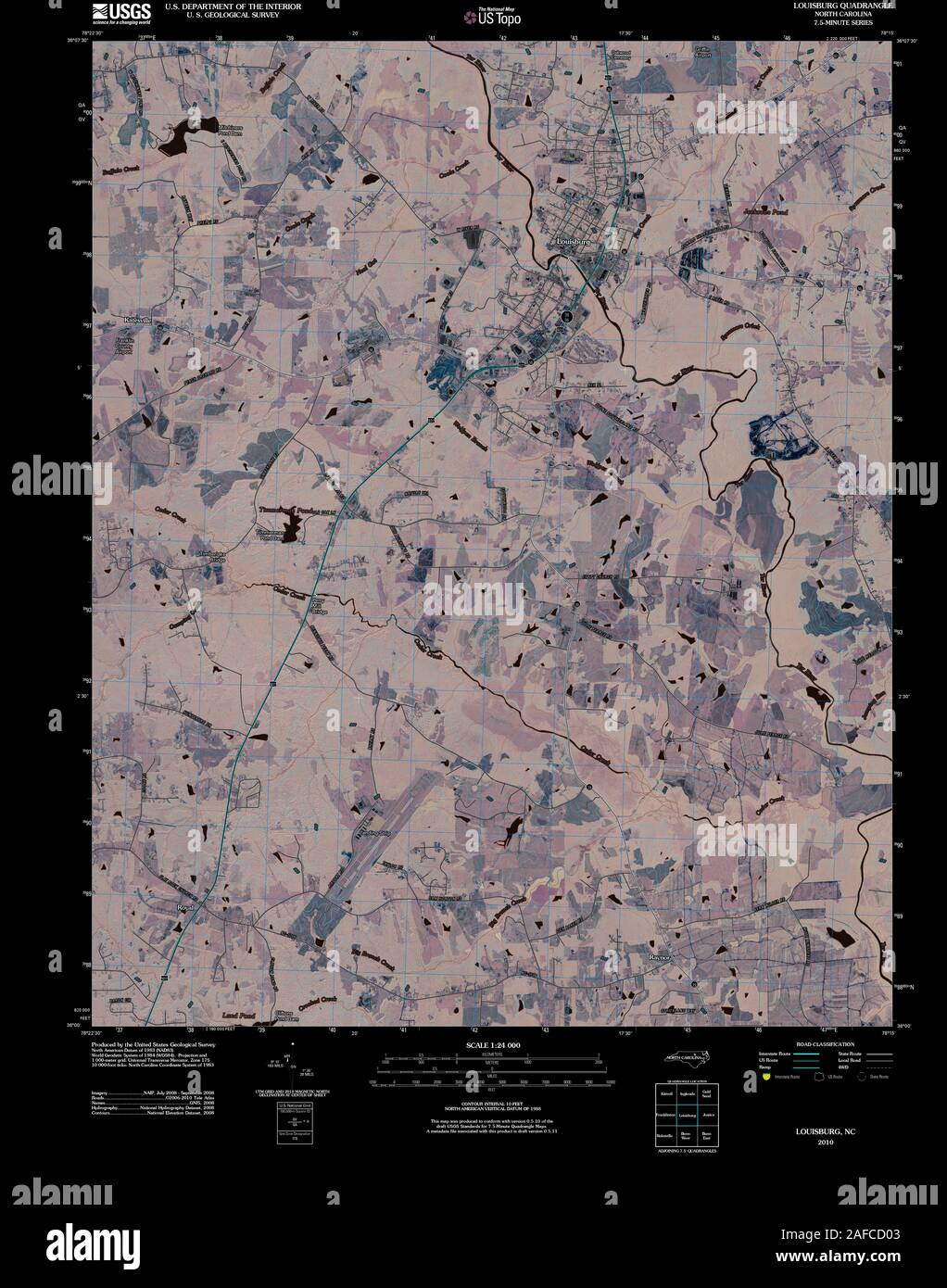 Louisburg map hi-res stock photography and images - Alamy