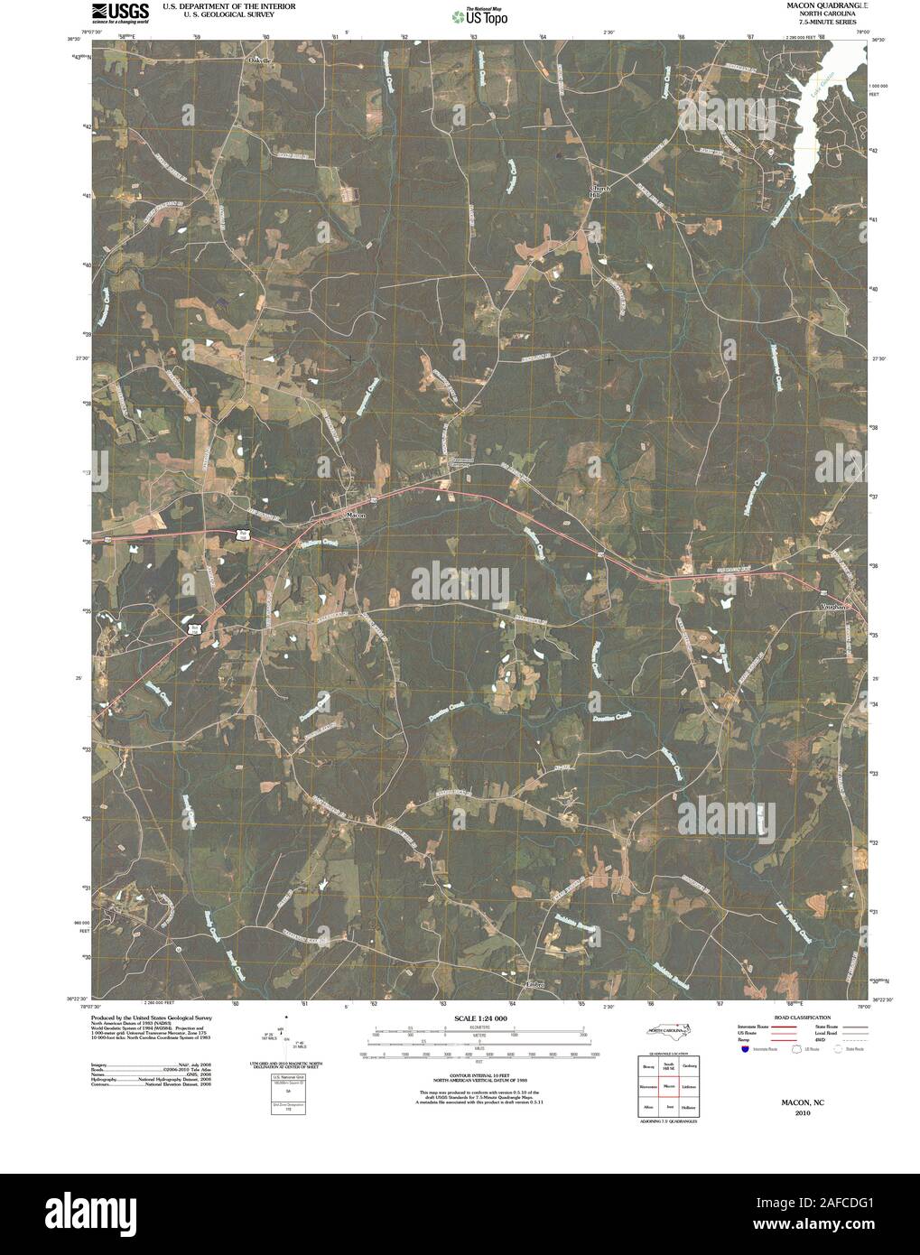 Macon north carolina map hi-res stock photography and images - Alamy