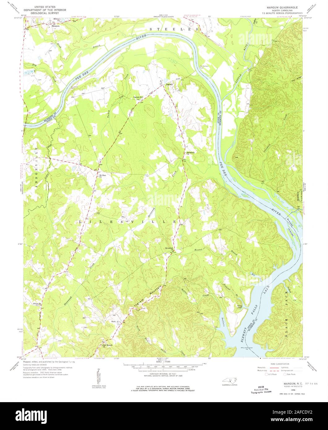 Map of mangum hi-res stock photography and images - Alamy