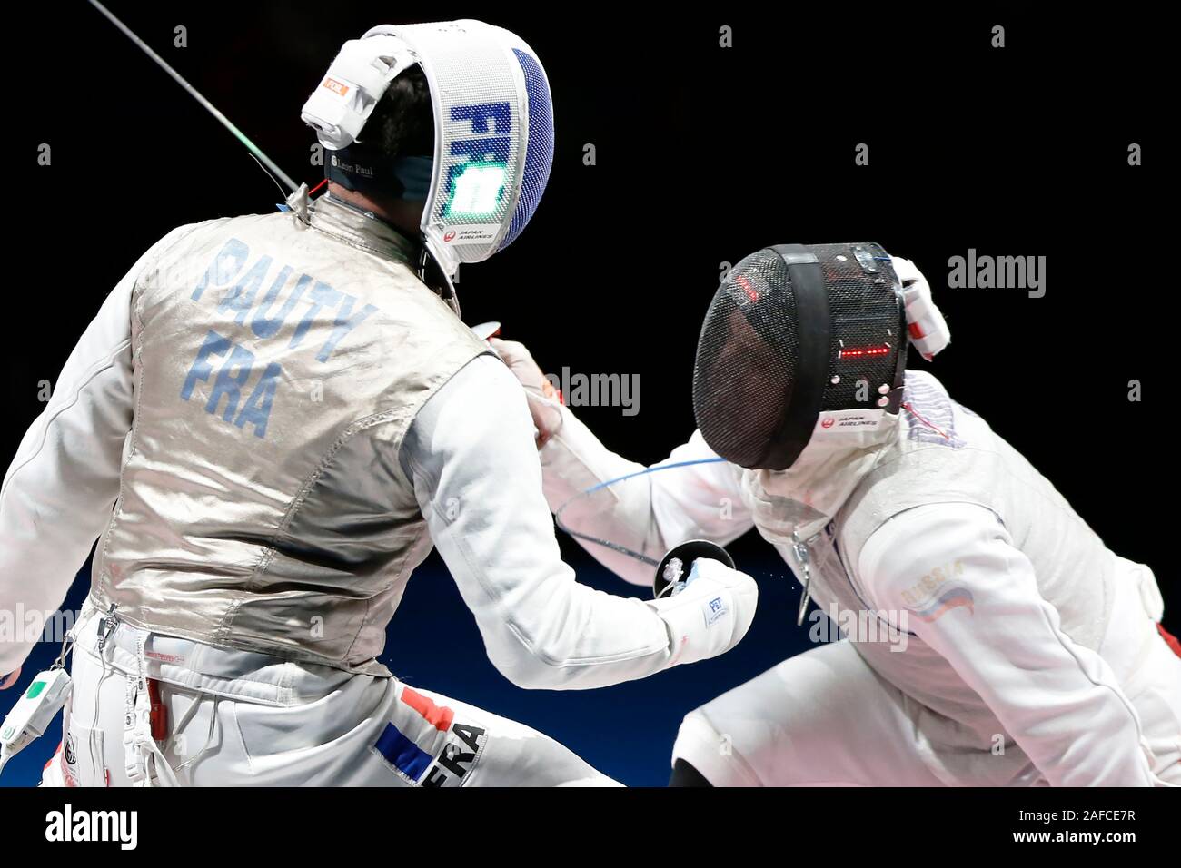 Chiba, Japan. 14th Dec, 2019. (L-R) Pauty Maxime (FRA), Cheremisinov ...