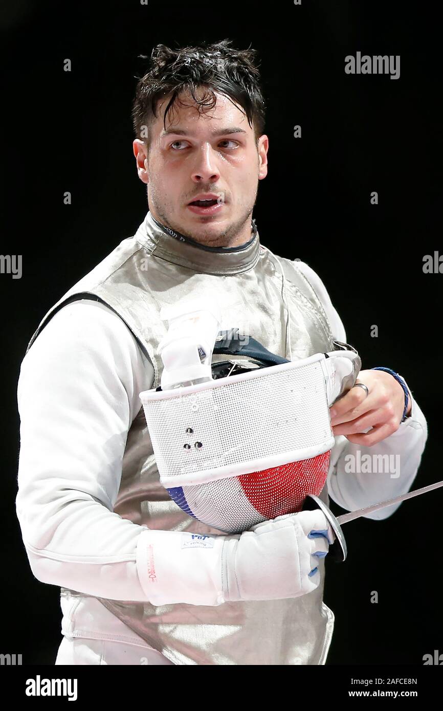 Chiba, Japan. 14th Dec, 2019. Pauty Maxime (FRA) 2019 Fencing World Cup ...