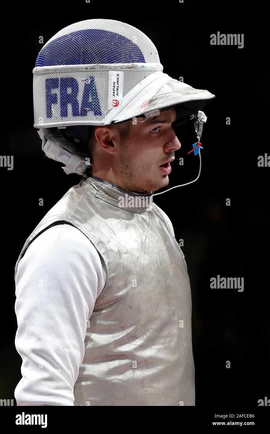Chiba, Japan. 14th Dec, 2019. Pauty Maxime (FRA) 2019 Fencing World Cup ...