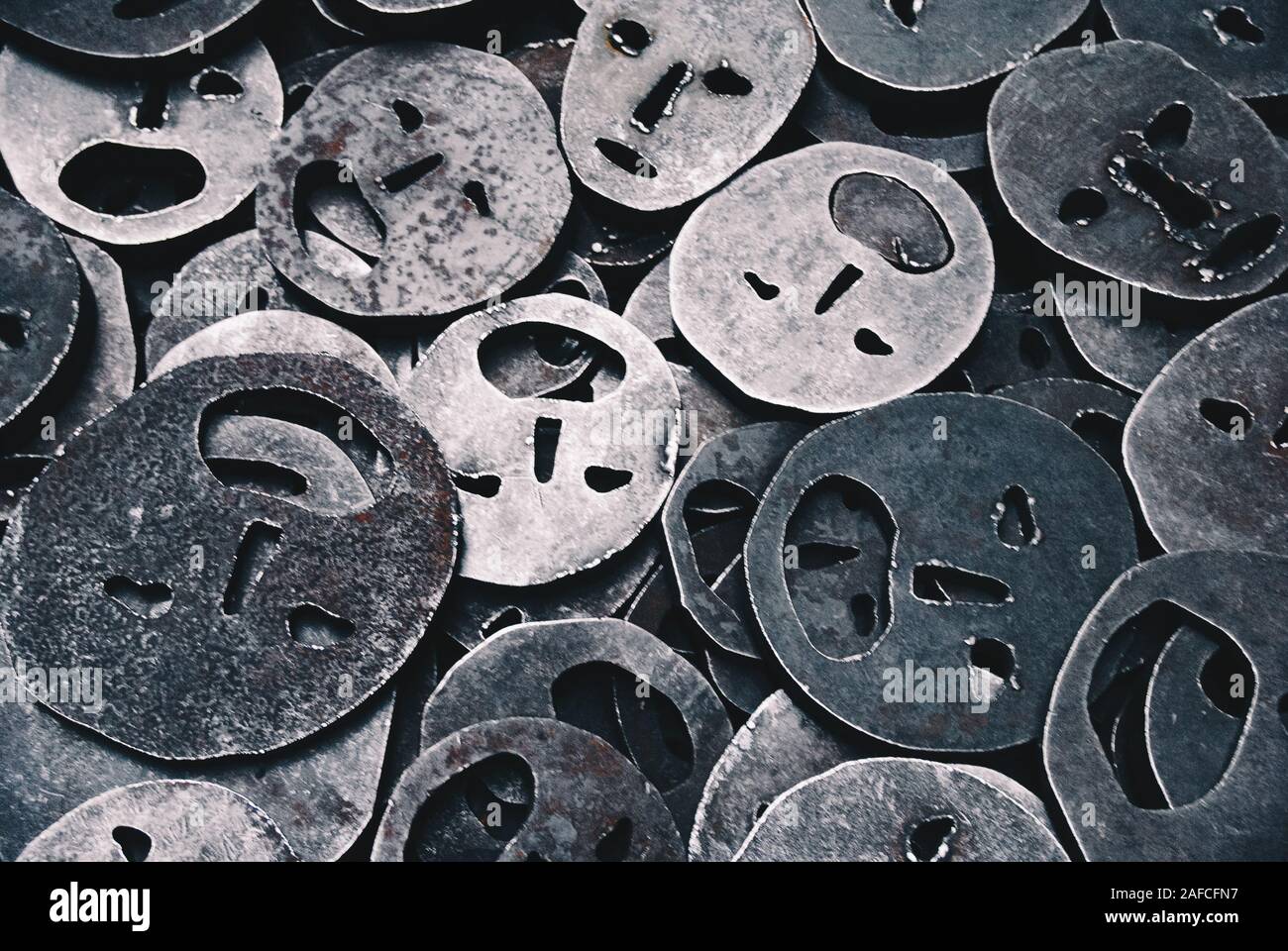 Shalekhet installation inside the Jewish Museum in Berlin Stock Photo ...