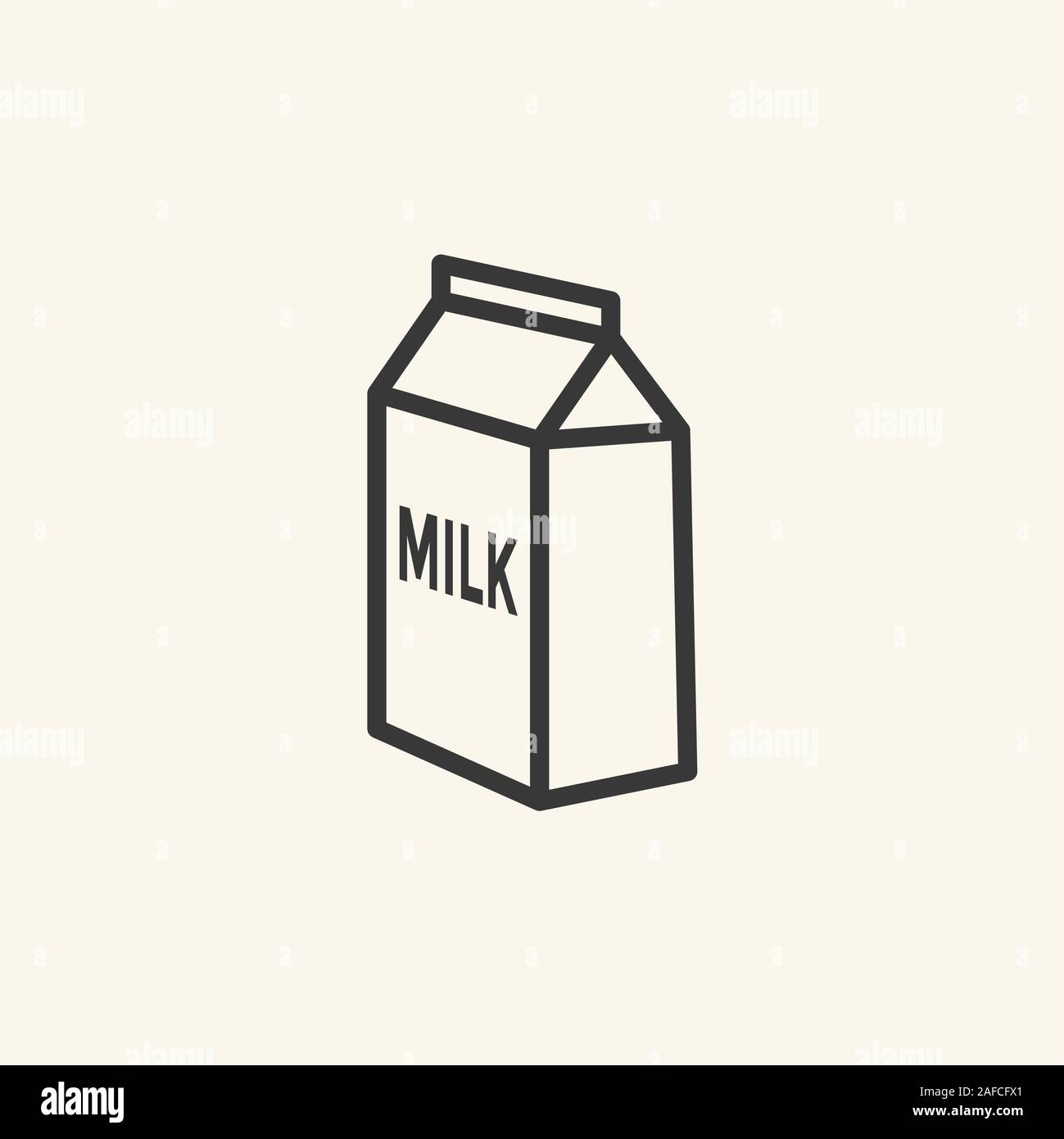 White carton box plastic Stock Vector Images - Alamy