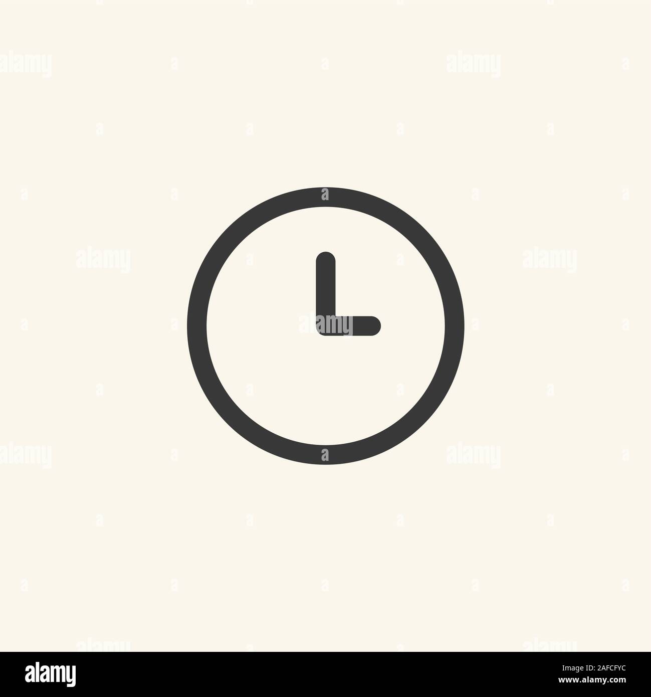 Silhouette clock Stock Vector Images - Alamy