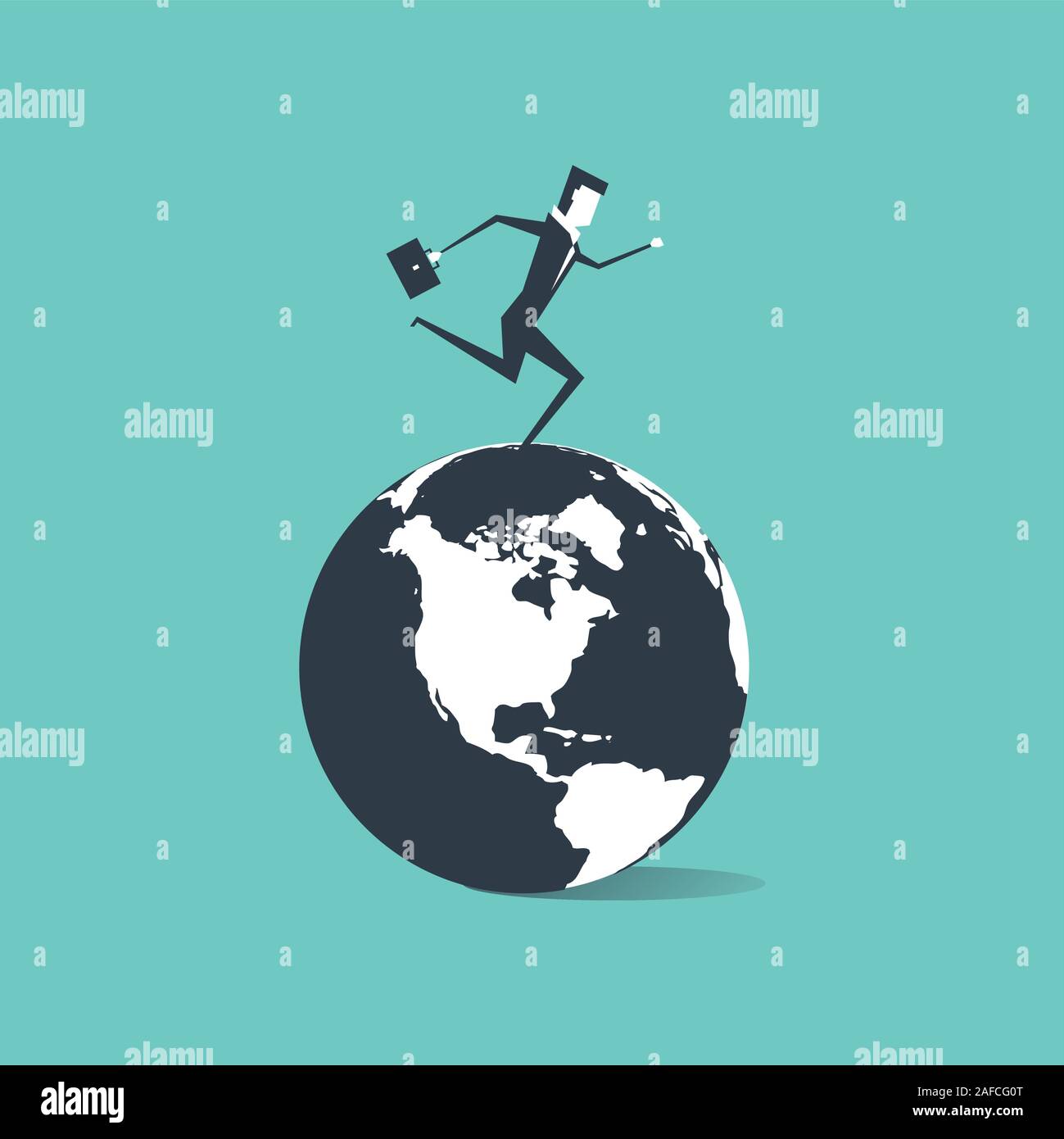 Global running day Stock Vector Images - Alamy