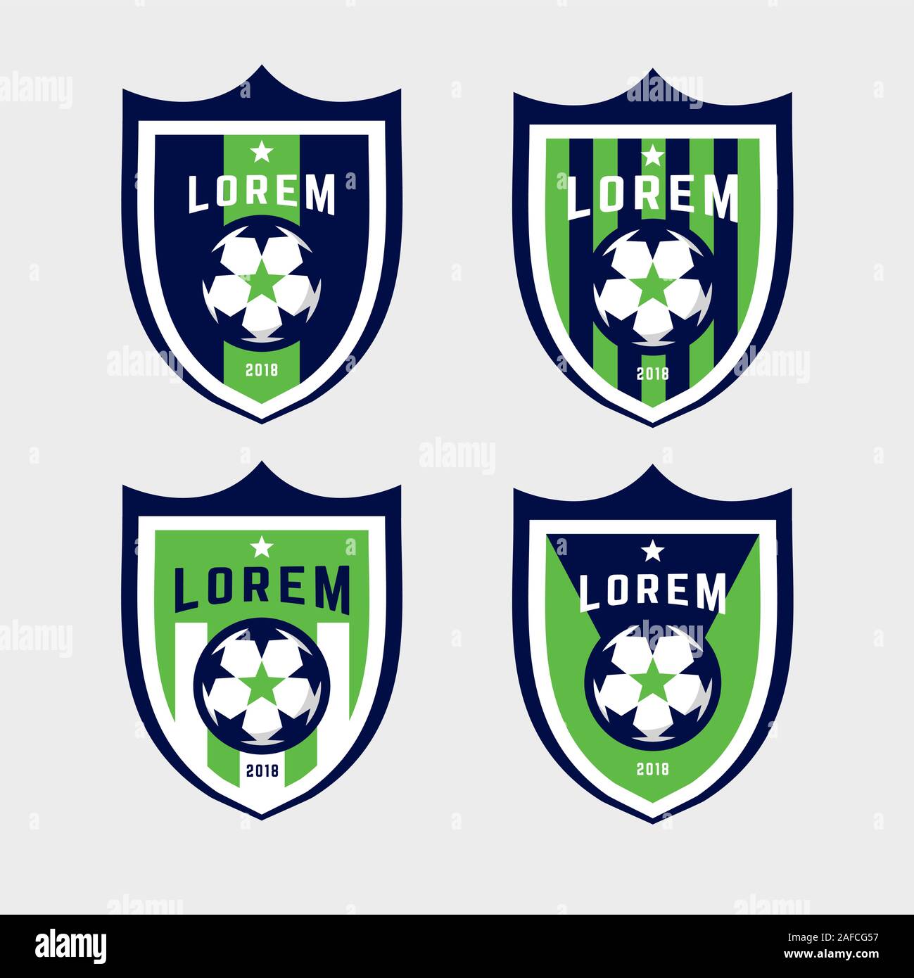 Football logo badges set. Good for football team and other sports team ...