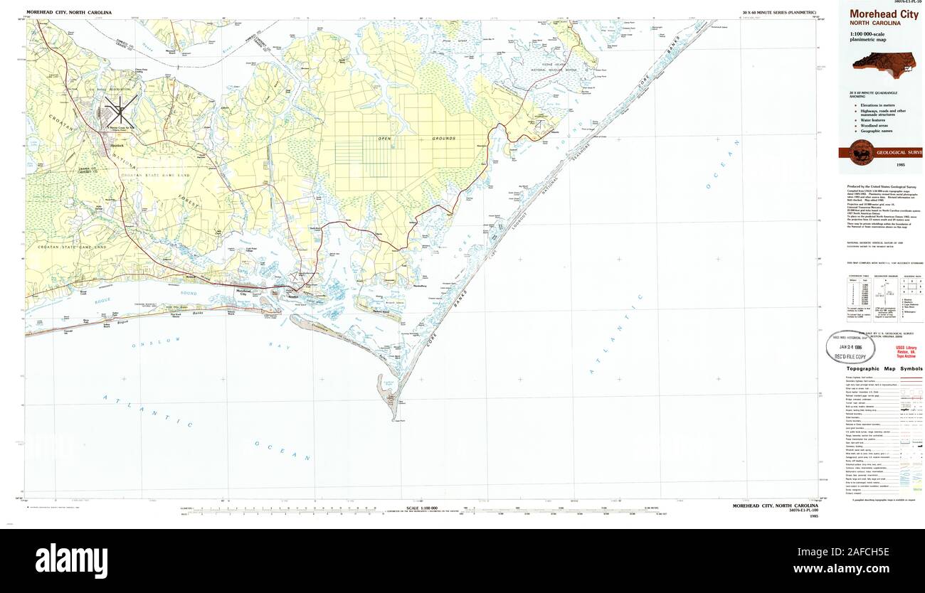 Morehead map Cut Out Stock Images & Pictures - Alamy