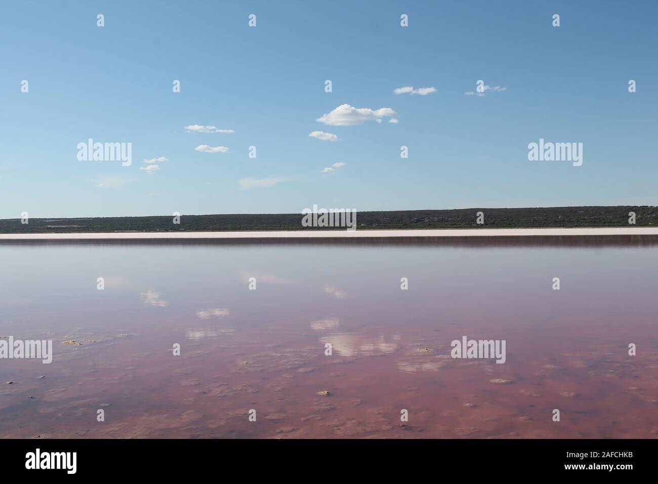 Australian landscape pink lake hi-res stock photography and images - Alamy