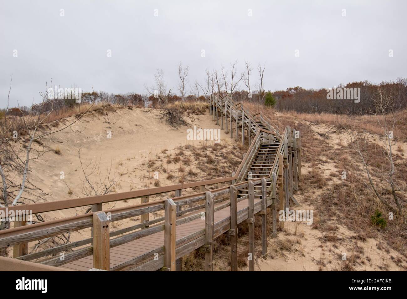 Indiana Dunes state and national park in the fall Stock Photo - Alamy