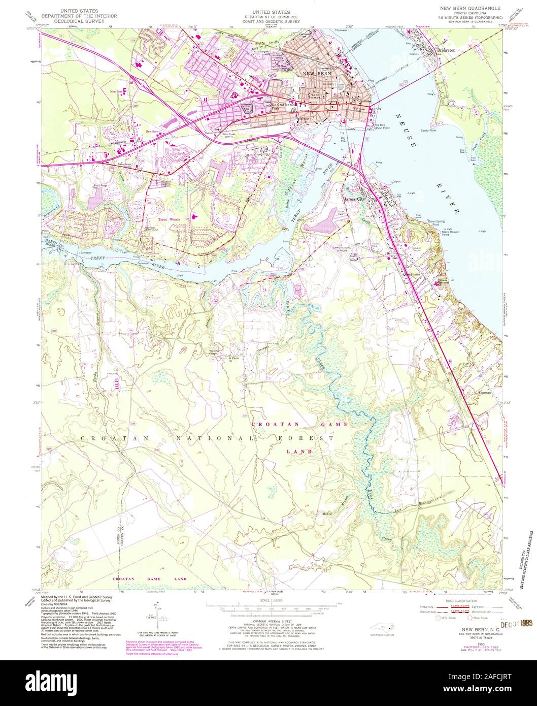 New bern map Cut Out Stock Images & Pictures - Alamy