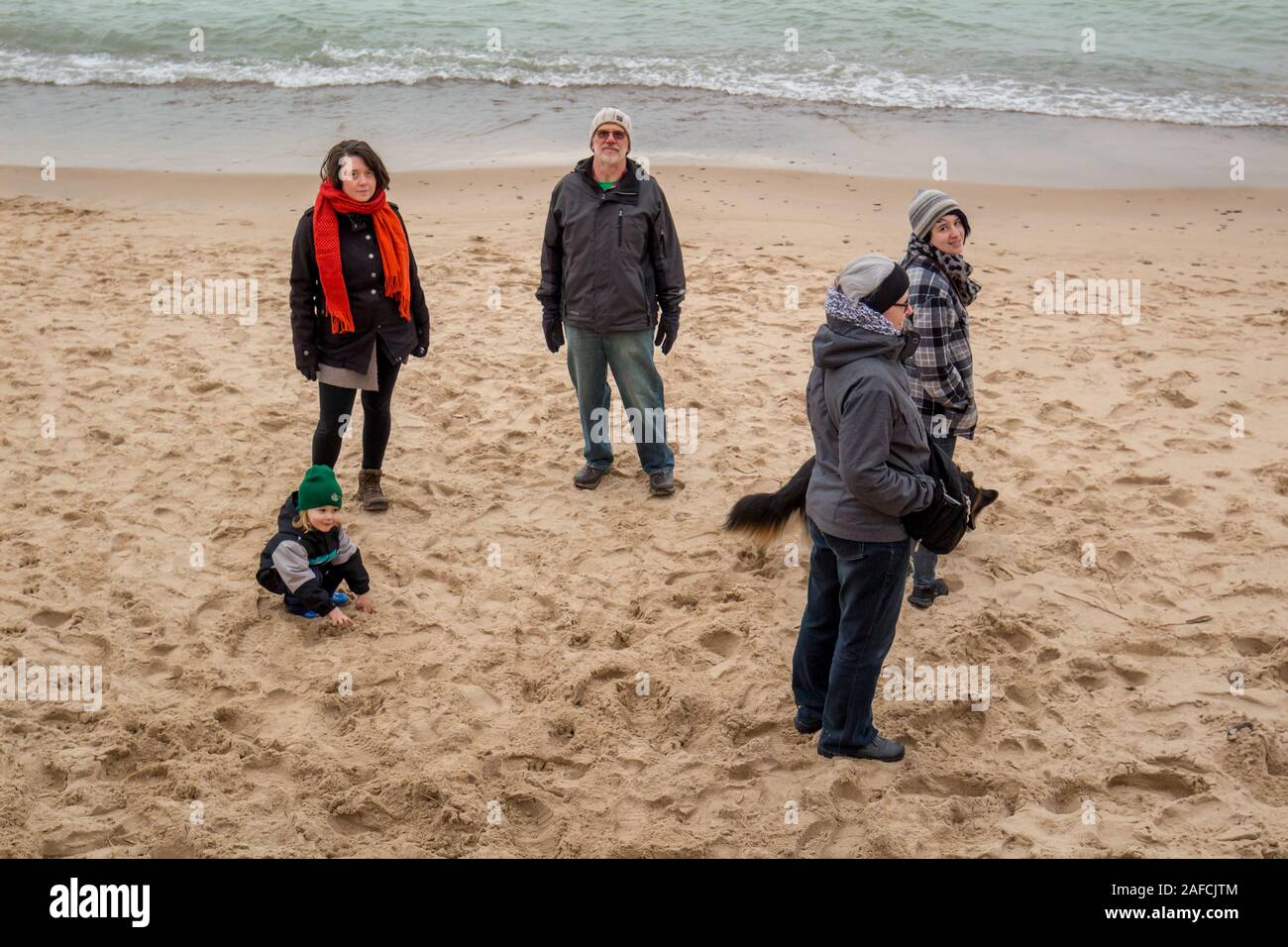 Indiana Dunes state and national park in the fall Stock Photo - Alamy