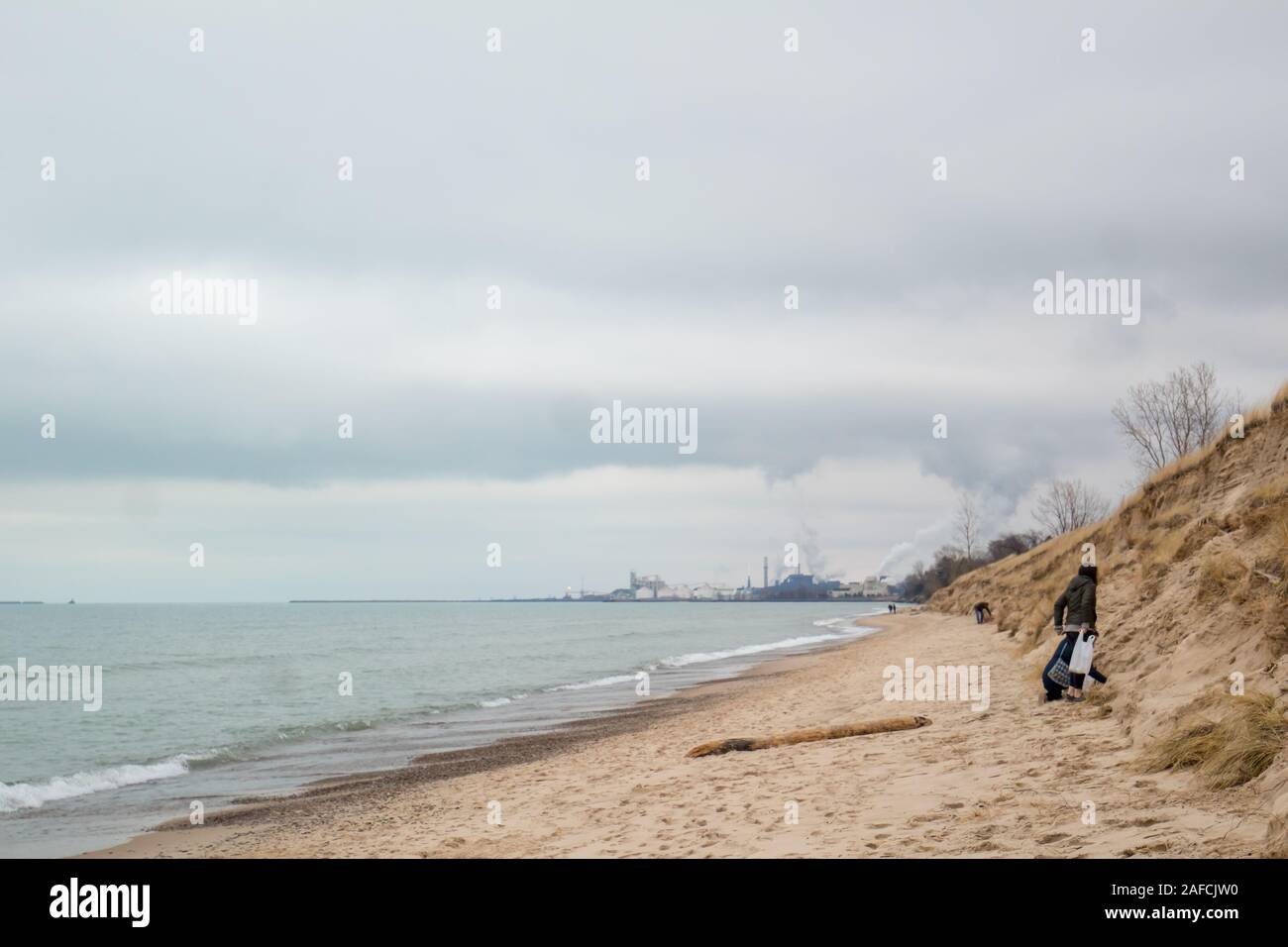 Indiana Dunes state and national park in the fall Stock Photo - Alamy