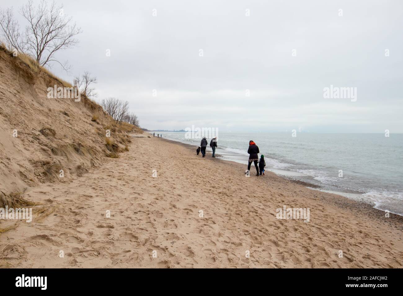 Indiana Dunes state and national park in the fall Stock Photo - Alamy