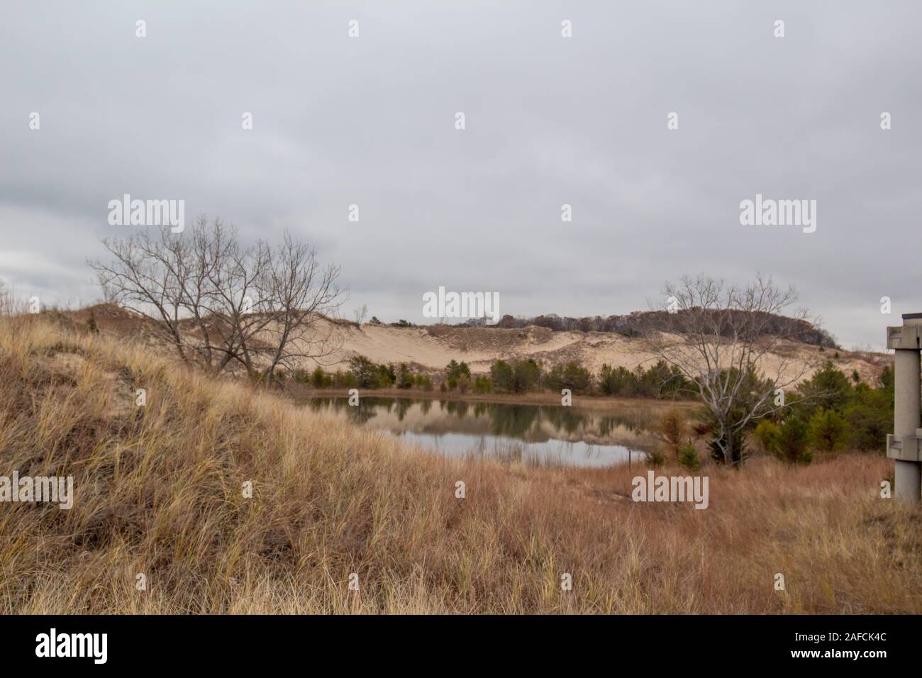 Indiana Dunes state and national park in the fall Stock Photo - Alamy