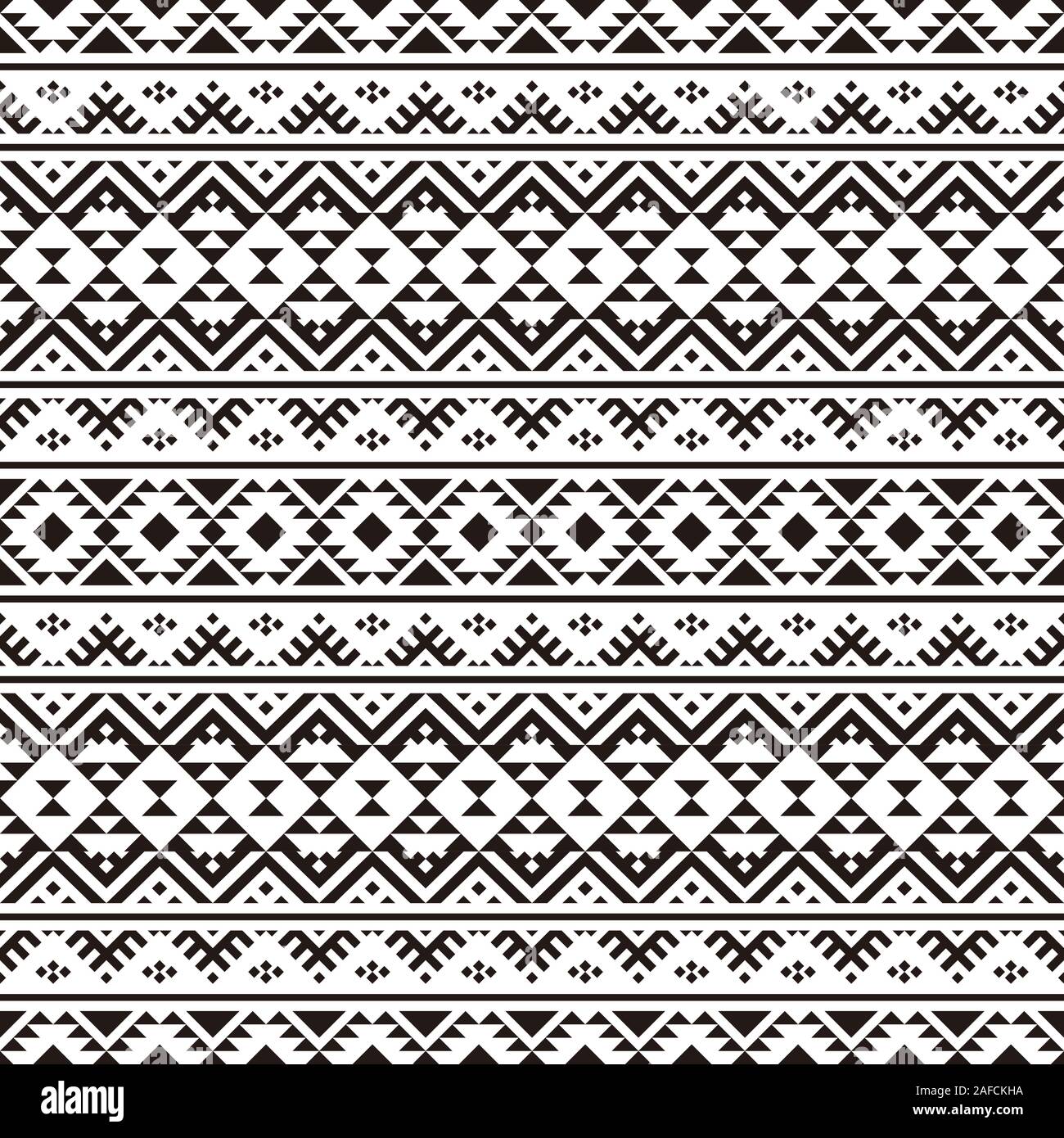 Traditional Ethnic Seamless Pattern with tribal design Illustration ...
