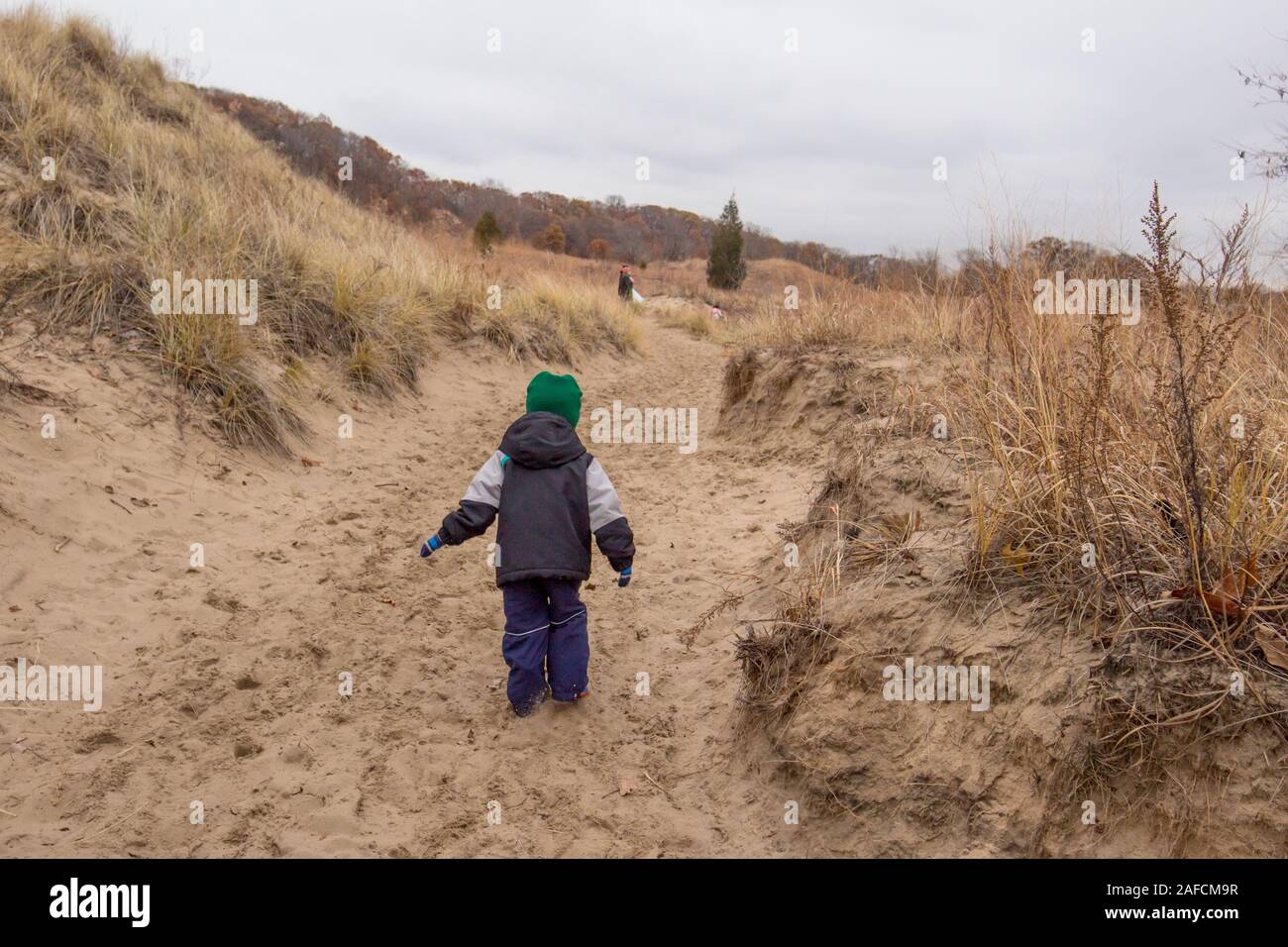 Indiana Dunes state and national park in the fall Stock Photo - Alamy