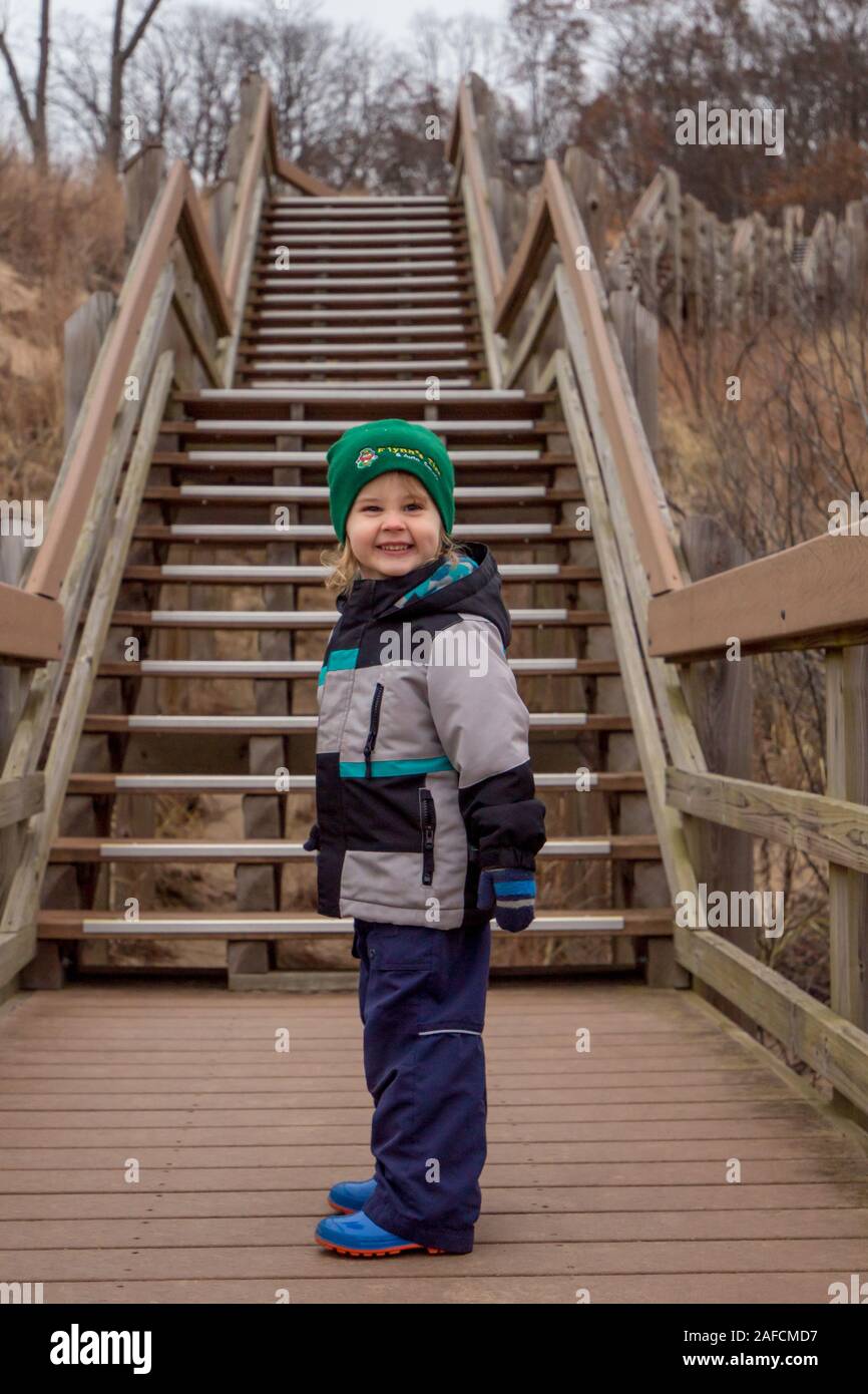 Indiana Dunes state and national park in the fall Stock Photo - Alamy
