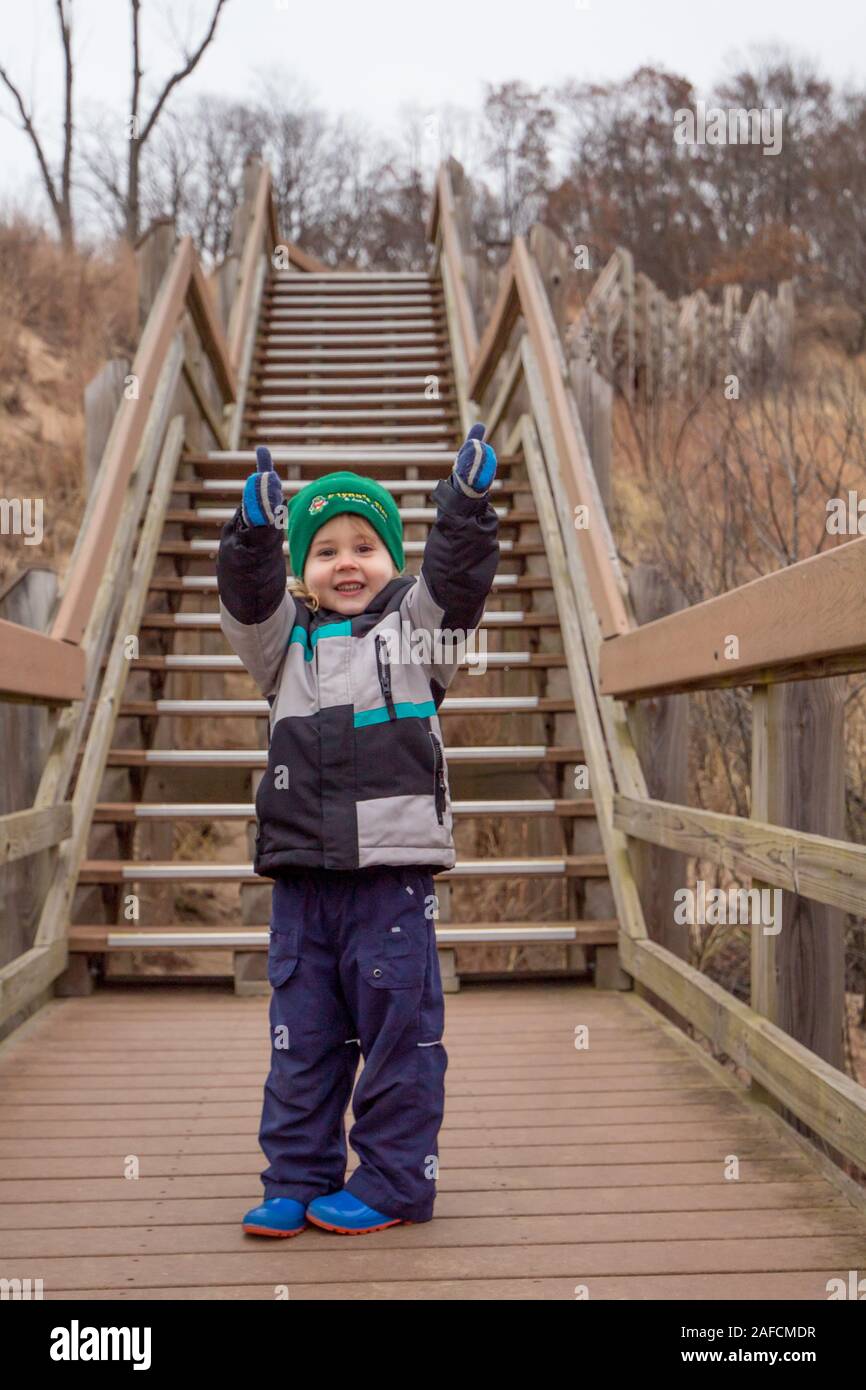 Indiana Dunes state and national park in the fall Stock Photo - Alamy