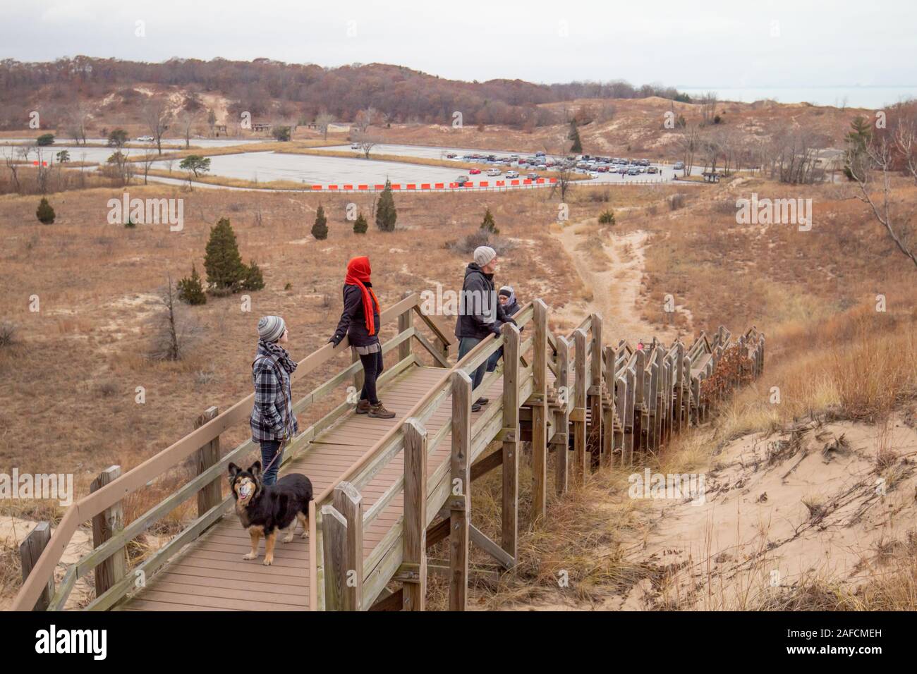 Indiana Dunes state and national park in the fall Stock Photo - Alamy