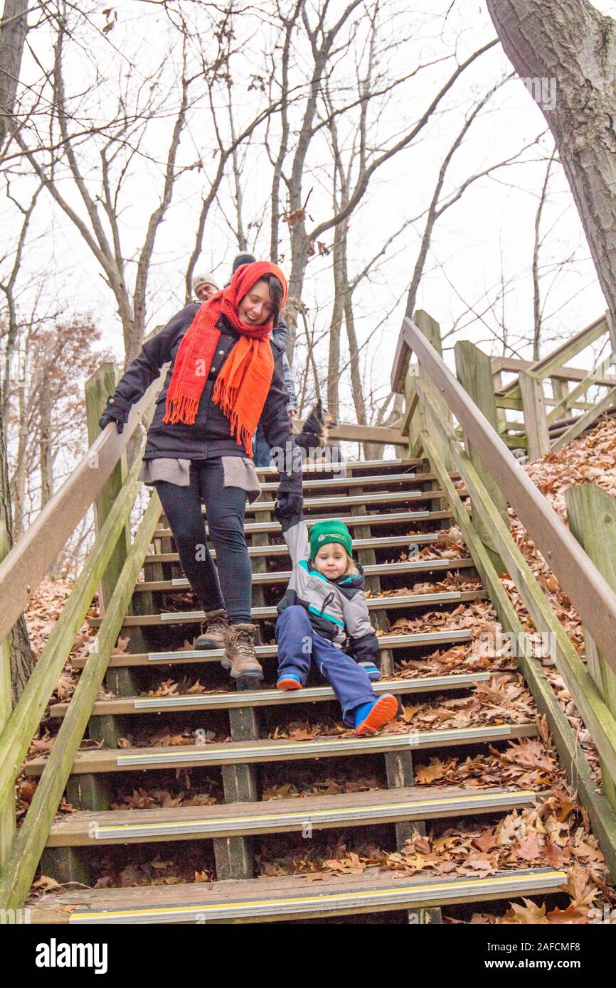 Indiana Dunes state and national park in the fall Stock Photo - Alamy