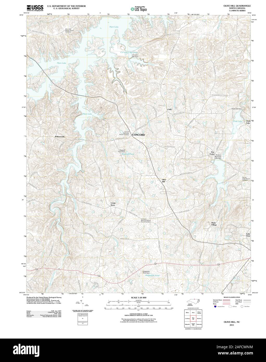 Olive hill map Cut Out Stock Images & Pictures - Alamy