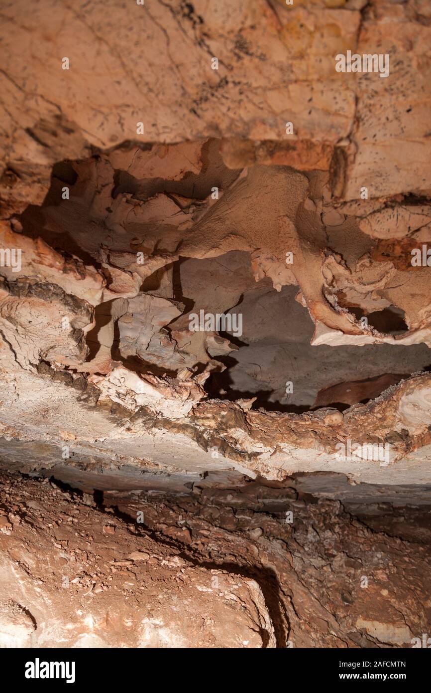 Unique cave features deep underground in Wind Cave National Park, South ...