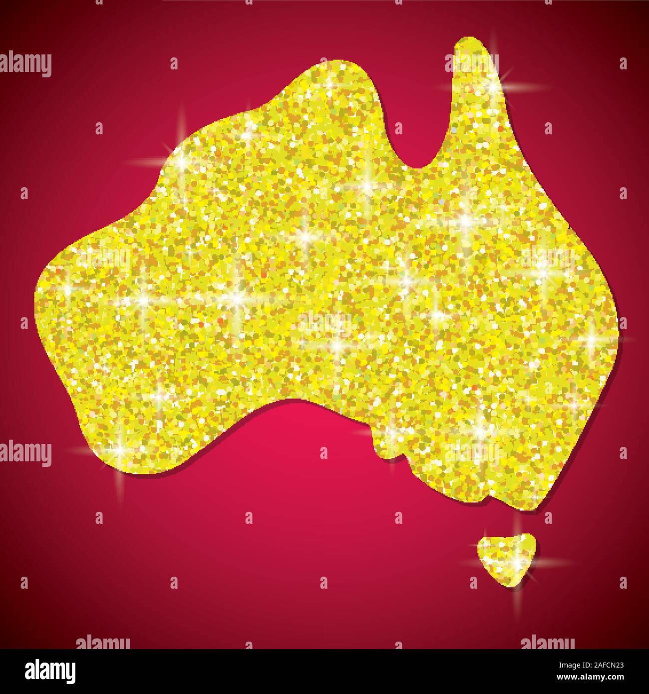 Shiny iridescent glitter Australian map in vector format Stock Vector ...