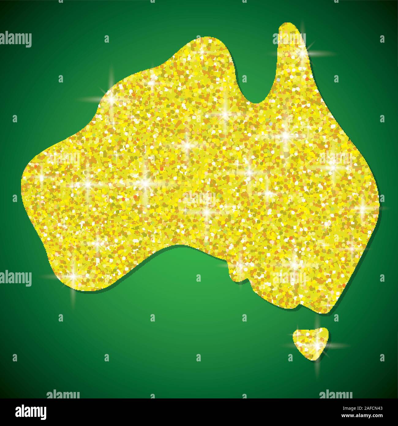 Shiny iridescent glitter Australian map in vector format Stock Vector ...