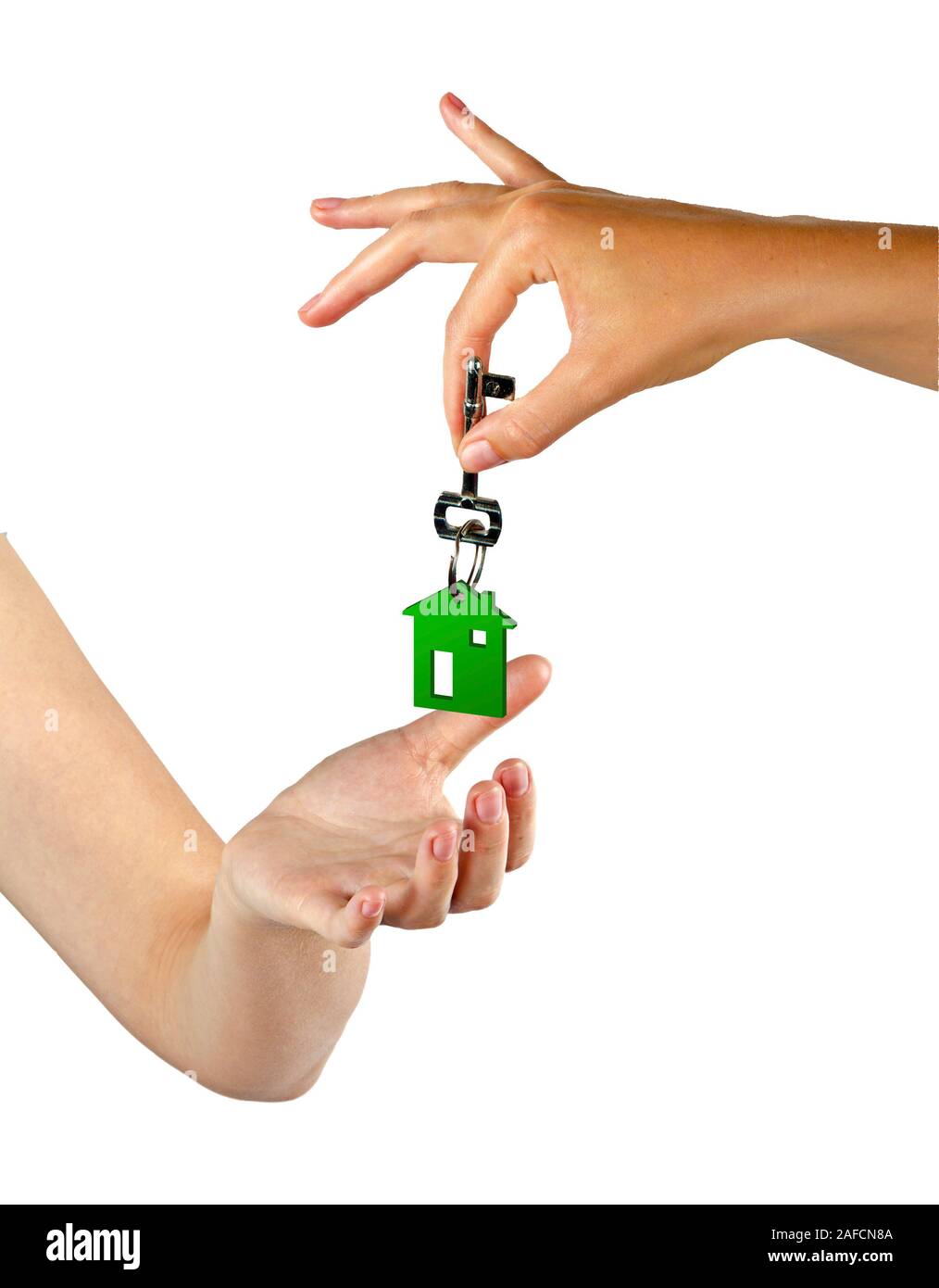 Hand with key Stock Photo - Alamy